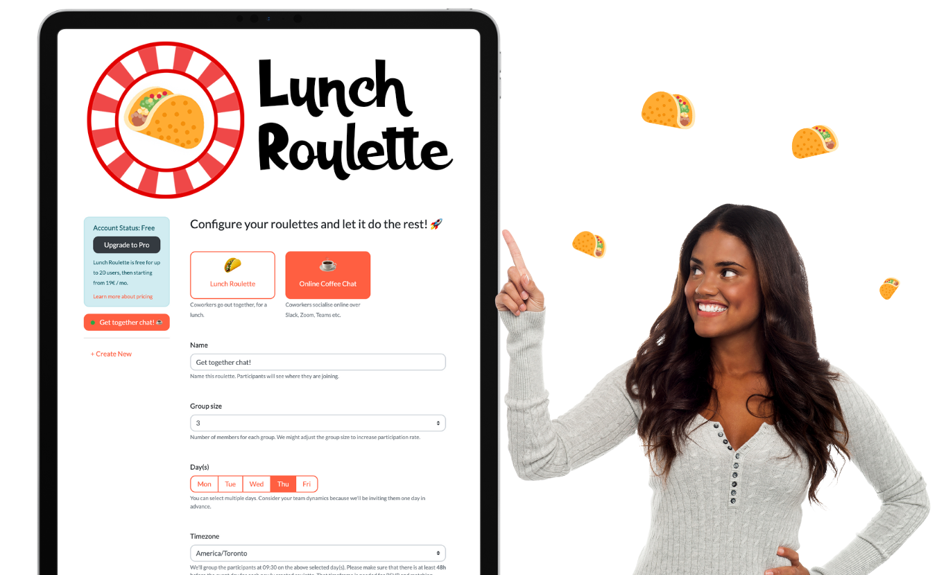 Get Started Demo - Lunch Roulette